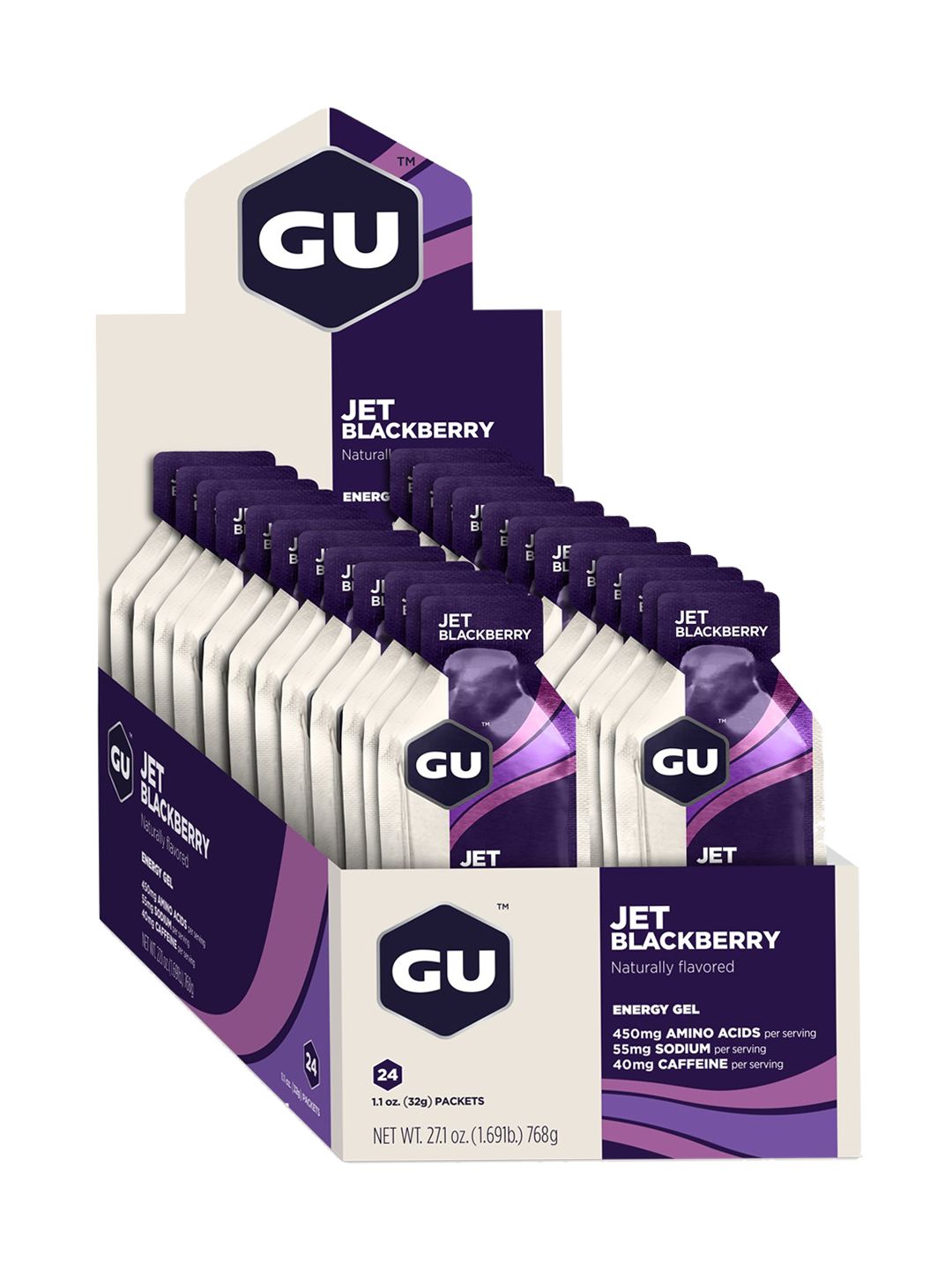 Supplement GU Gel Jet Blackberry 24 Pack – Mojo Cyclery