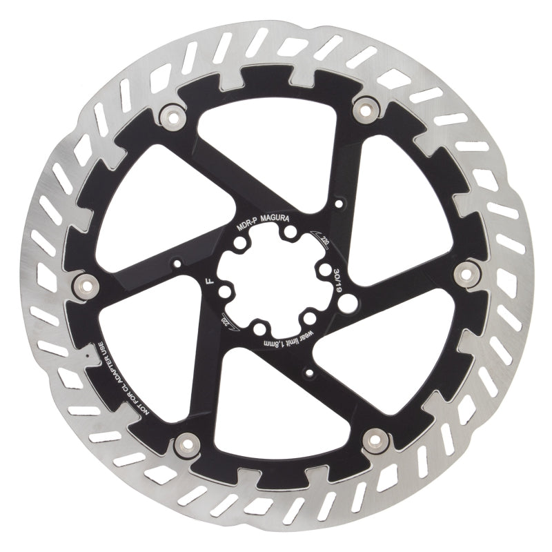 Magura MDR-P Disc Brake Rotor - 220mm 6-Bolt For eBike Silver/Black ...