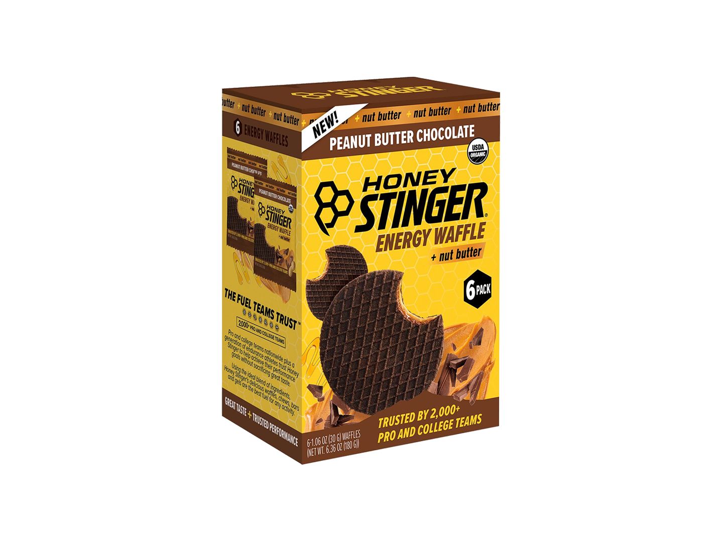 Supplement Honey Stinger Waffle PB Chocolate 6 Pack – Mojo Cyclery